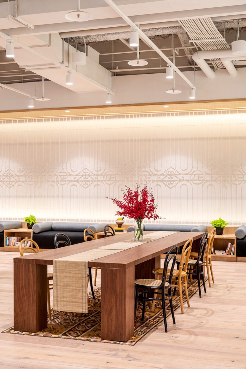 long dining table | Interior Design Ideas