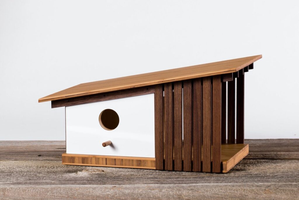 Architecturally Inspired Mid Century Modern Style Bird Houses
