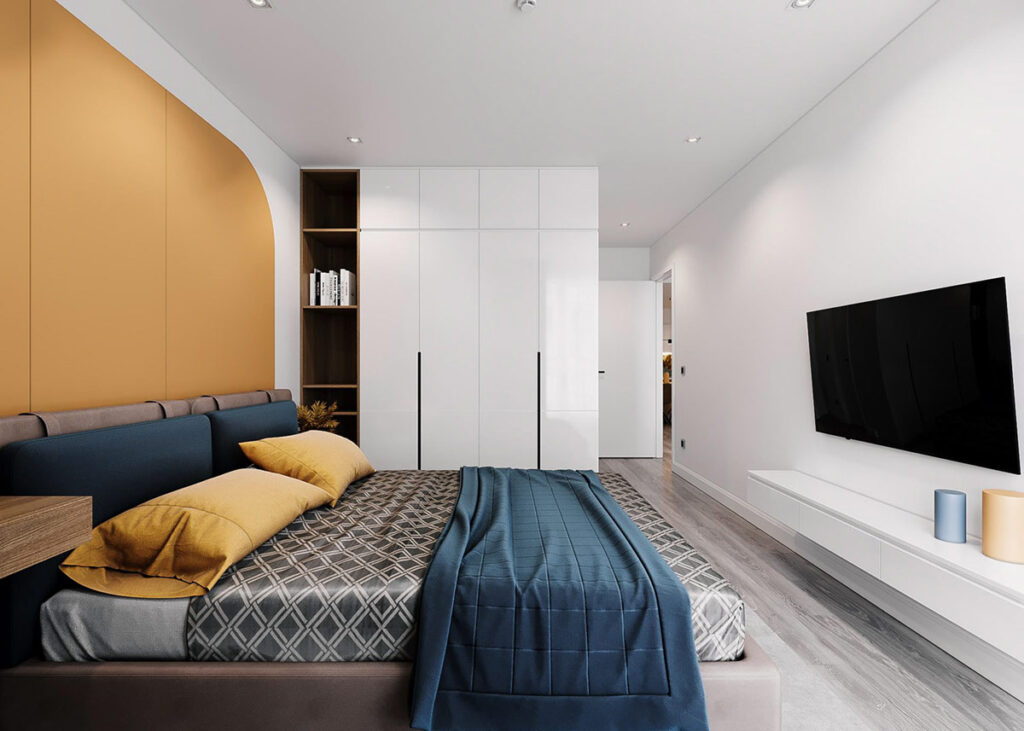 Creating Bounce With Blue and Yellow Accent Decor