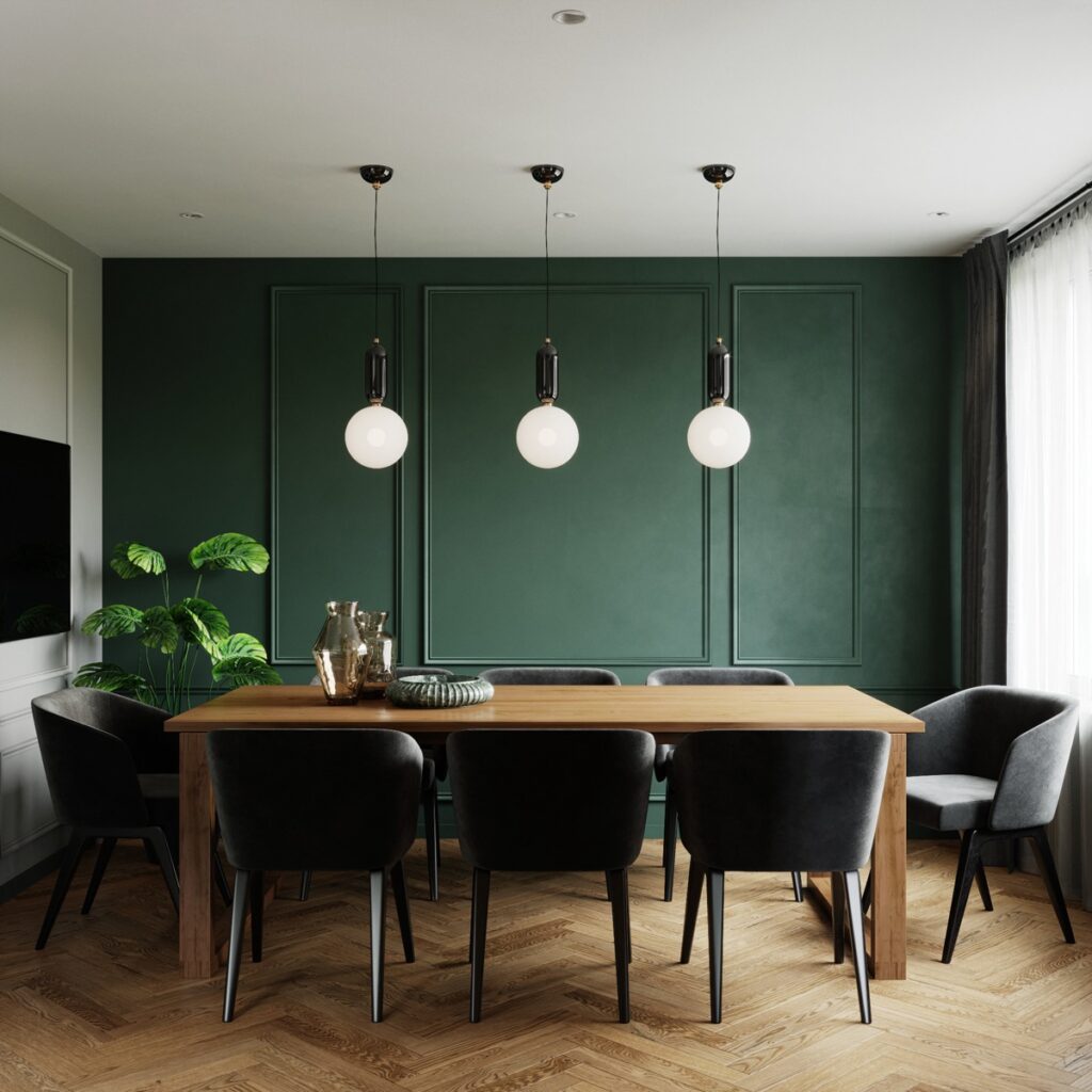 51 Gorgeous Green Dining Rooms With Tips And Accessories To Help You ...