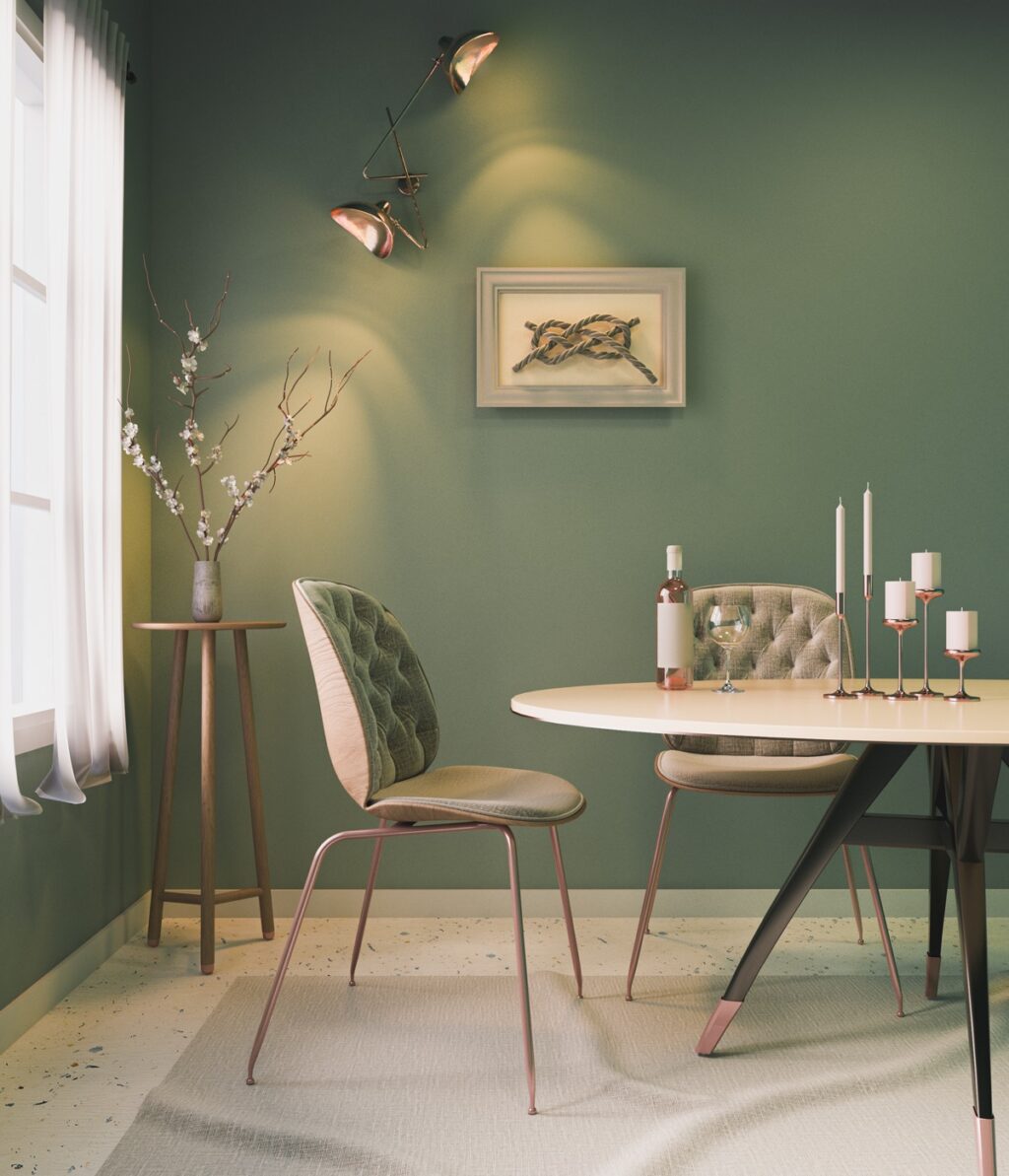 51 Gorgeous Green Dining Rooms With Tips And Accessories To Help You ...