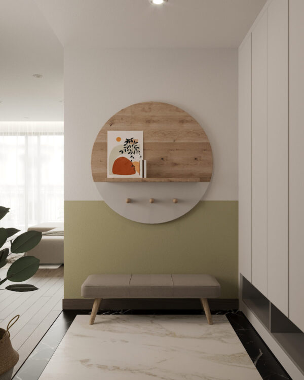 Unifying Home Interiors With Horizontal Colour Blocking