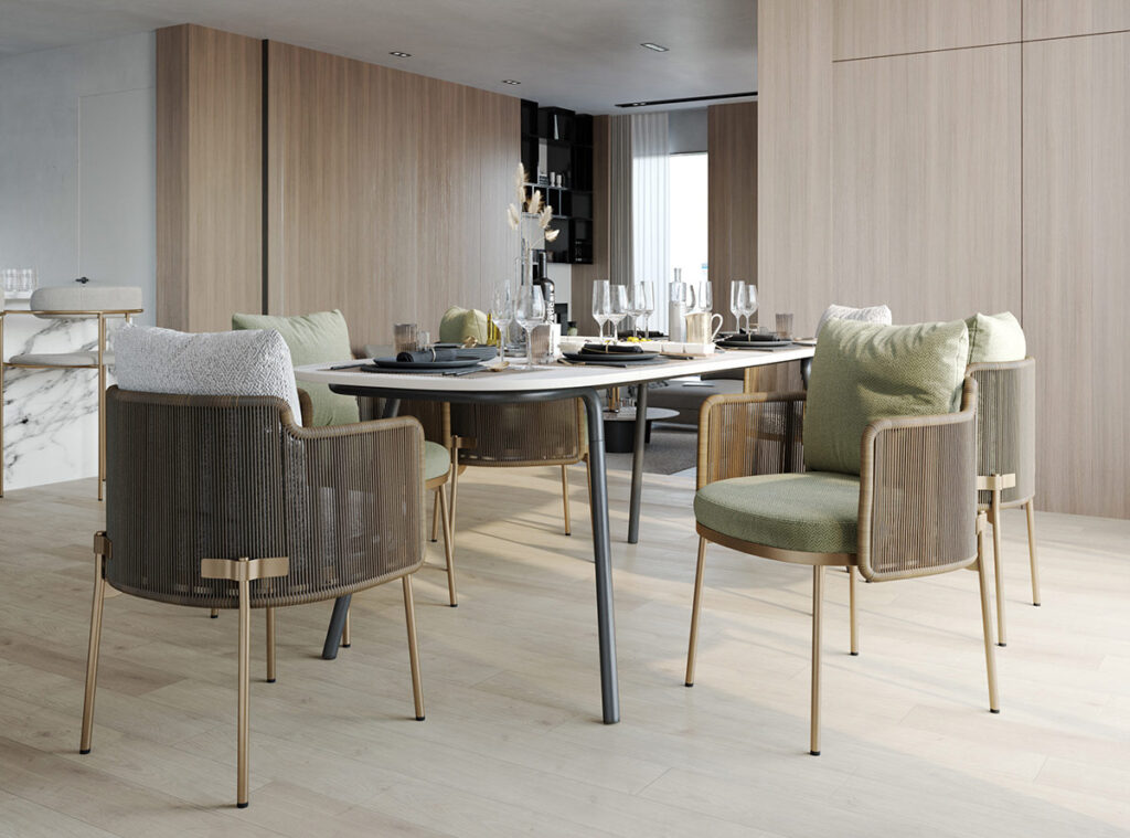 gold frame dining chairs | Interior Design Ideas