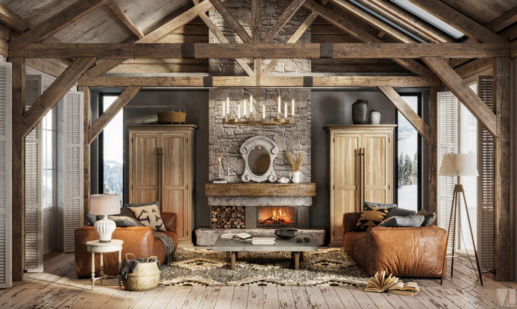 Rich & Rustic Home Interiors That Ooze Rural Allure