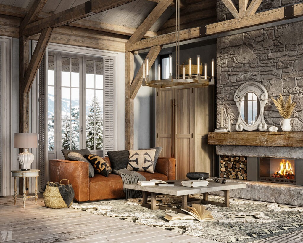 Rich & Rustic Home Interiors That Ooze Rural Allure