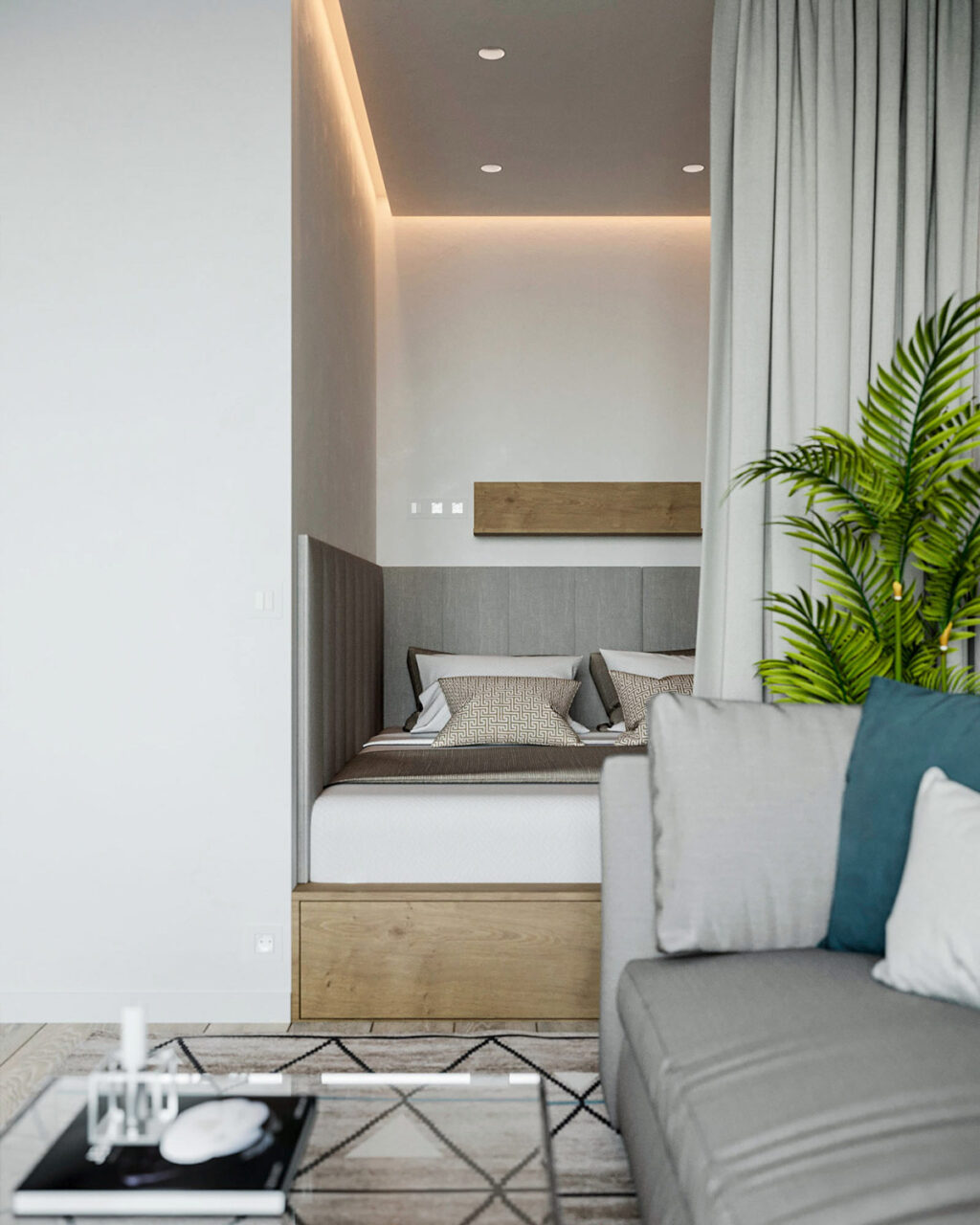 Playing With Colour In Small Spaces Under 40 Sqm (Plus Floor Plan ...