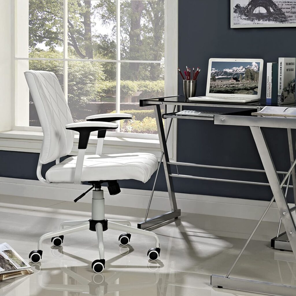 51 White Office Chairs to Brighten Your Modern Home Workspace