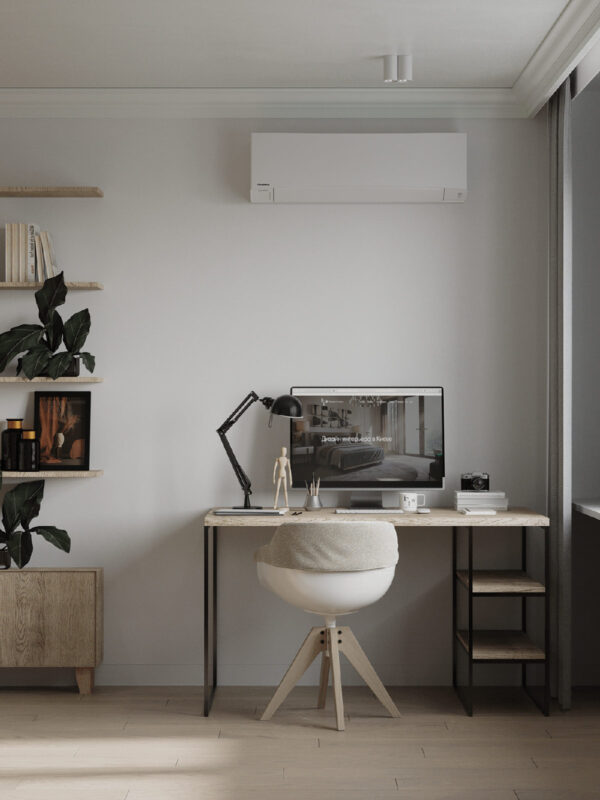 minimalist home office desk | Interior Design Ideas