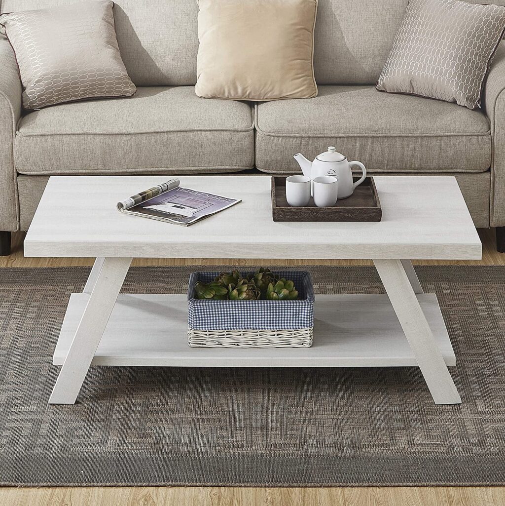 51 White Coffee Tables to Refresh Your Living Room