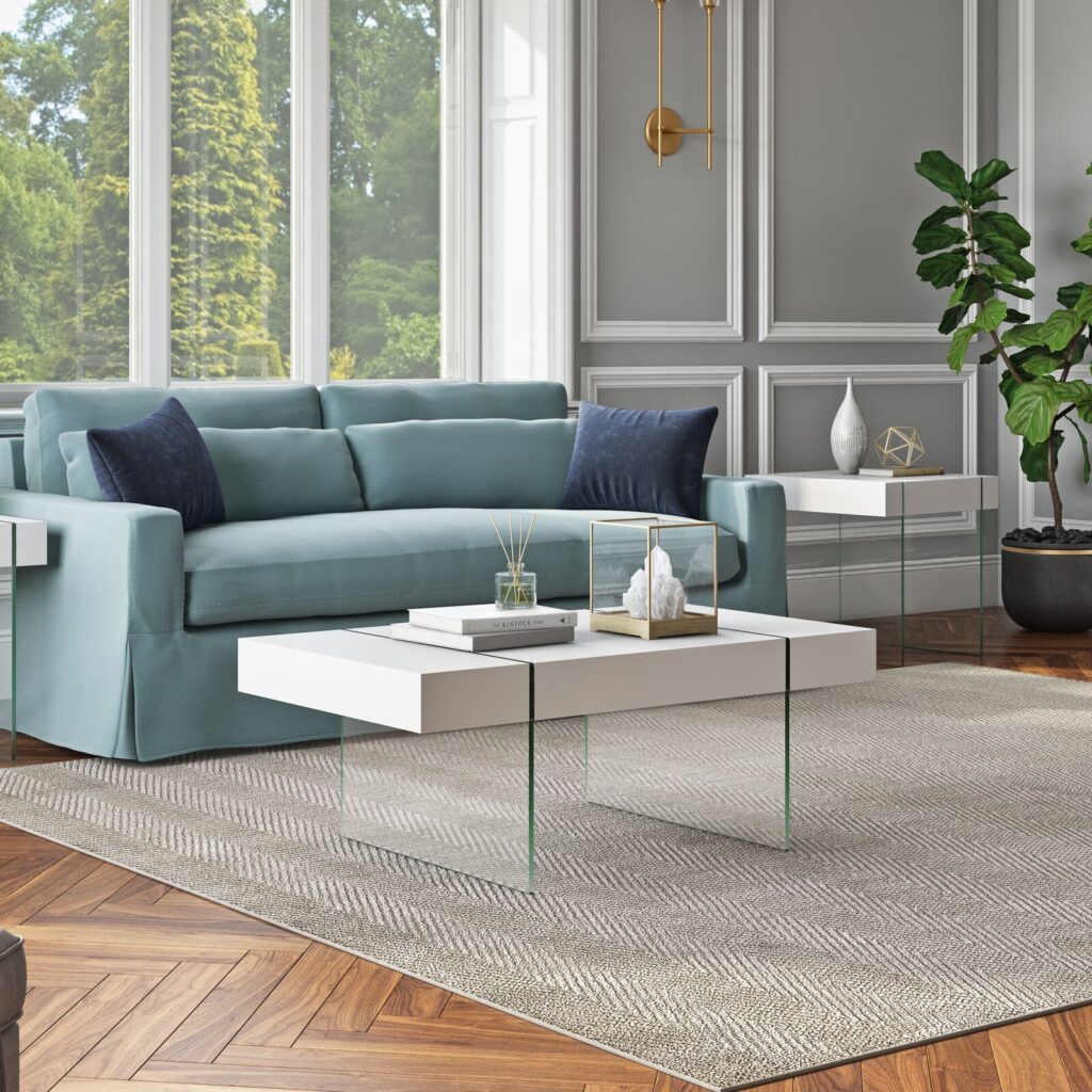 51 White Coffee Tables to Refresh Your Living Room