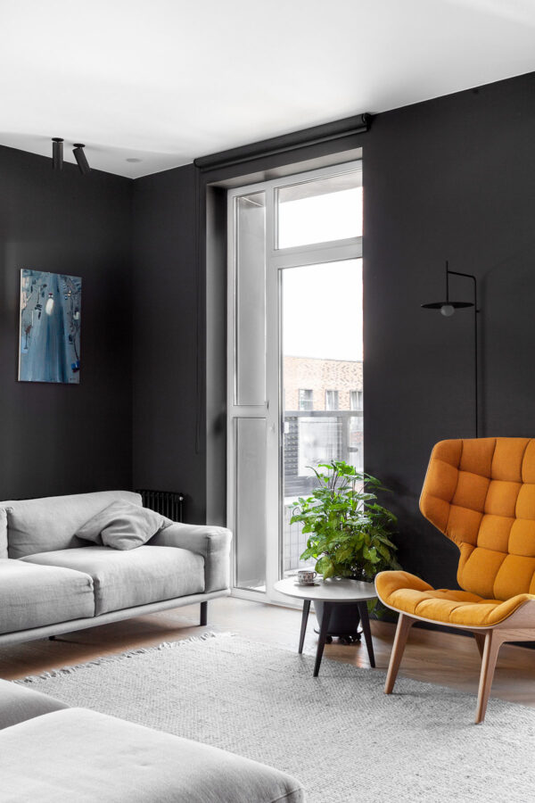 Bringing Dark Interiors Out Of The Shadows With Colourful Accents