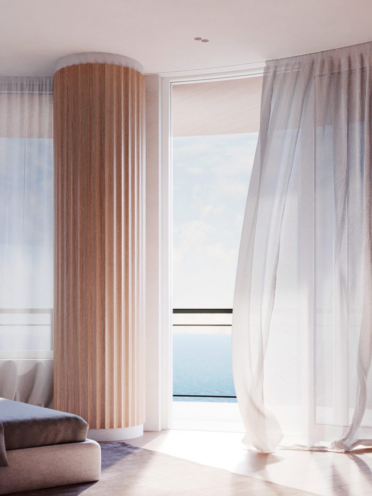 sheer drapes | Interior Design Ideas