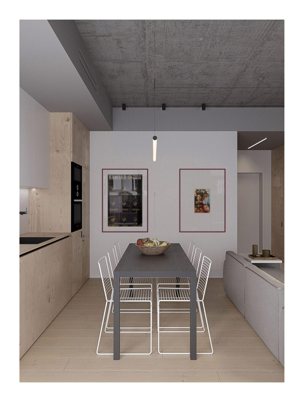 grey rectangle dining table | Interior Design Ideas