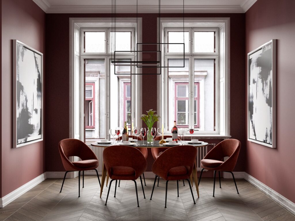 51 Red Dining Rooms With Tips And Accessories To Help You Decorate Yours