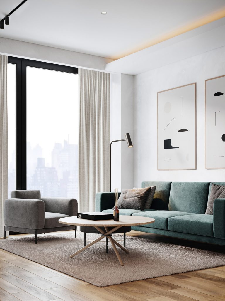 round coffee table | Interior Design Ideas