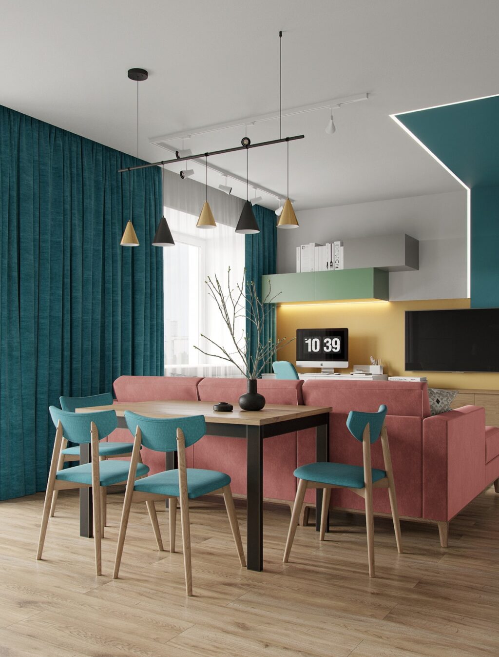 Distinctive Interiors With Compelling Colour Combinations