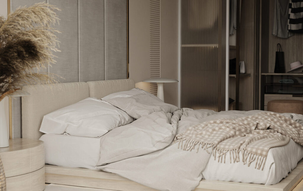 Decorating With Textured Finishes & Calming Colour