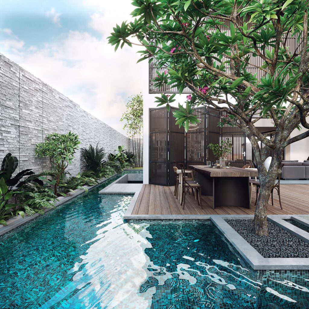 51 Relaxing Poolside Sitting Areas To Daydream About