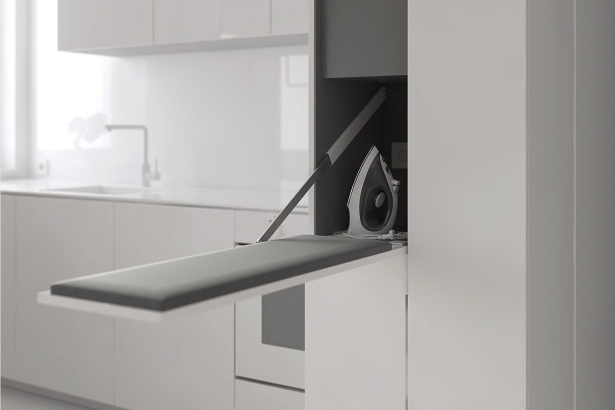 pull out ironing board | Interior Design Ideas