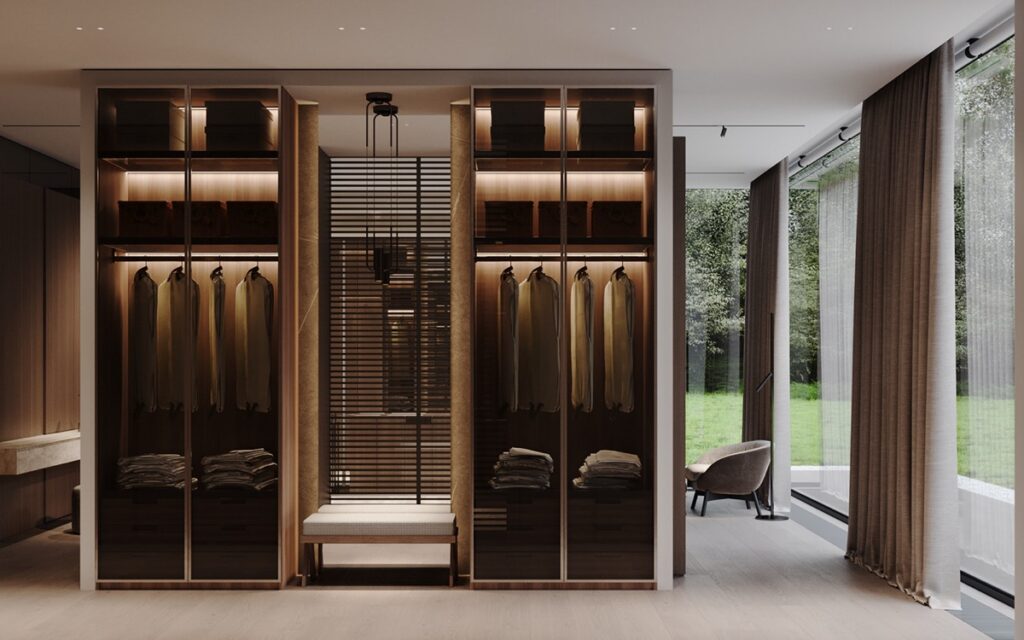 walk in wardrobe | Interior Design Ideas