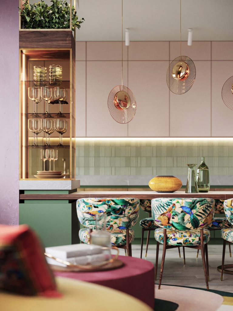 botanical dining chairs | Interior Design Ideas