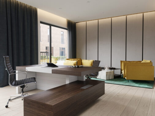 Sharp Apartment Interior With Striking Design Statements