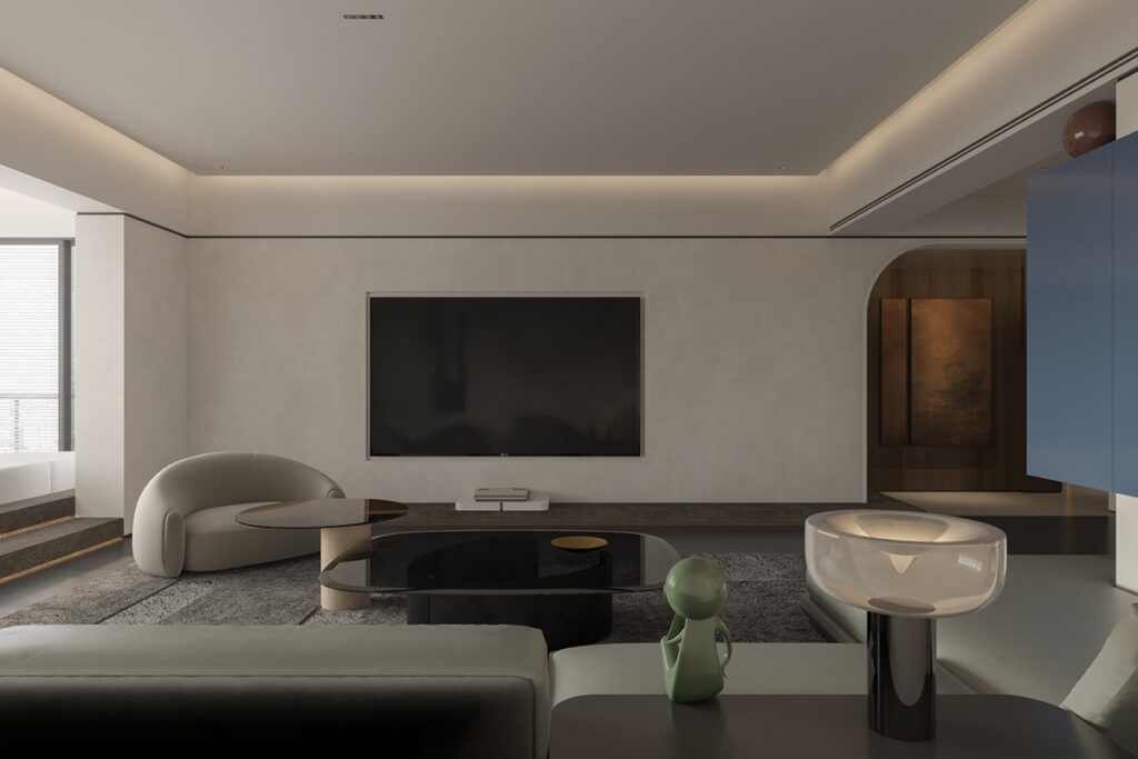 Unique Home Interiors Cased With Sleek Modern Wall Panelling