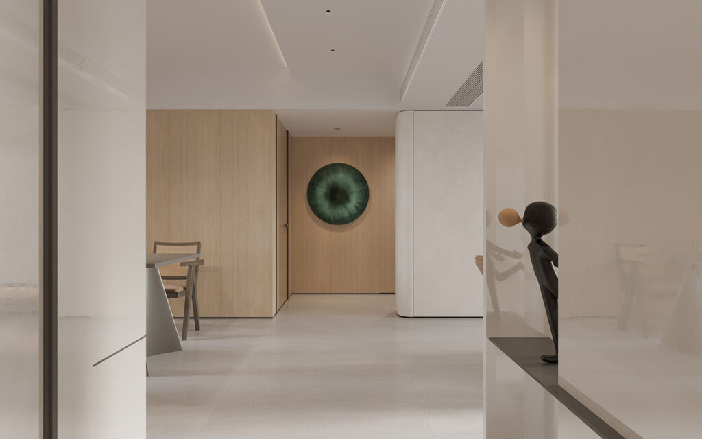 Unique Home Interiors Cased With Sleek Modern Wall Panelling