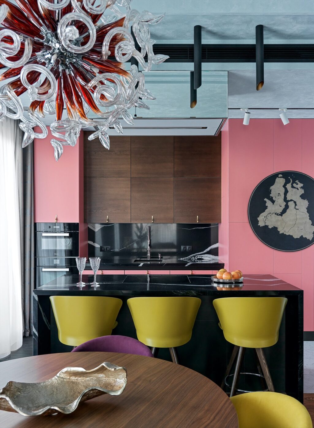 pink kitchen | Interior Design Ideas