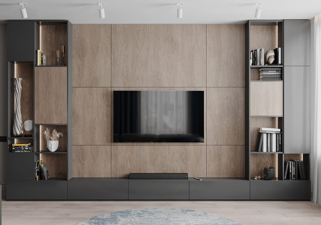 How To Balance A Grey and Dark Blue Interior