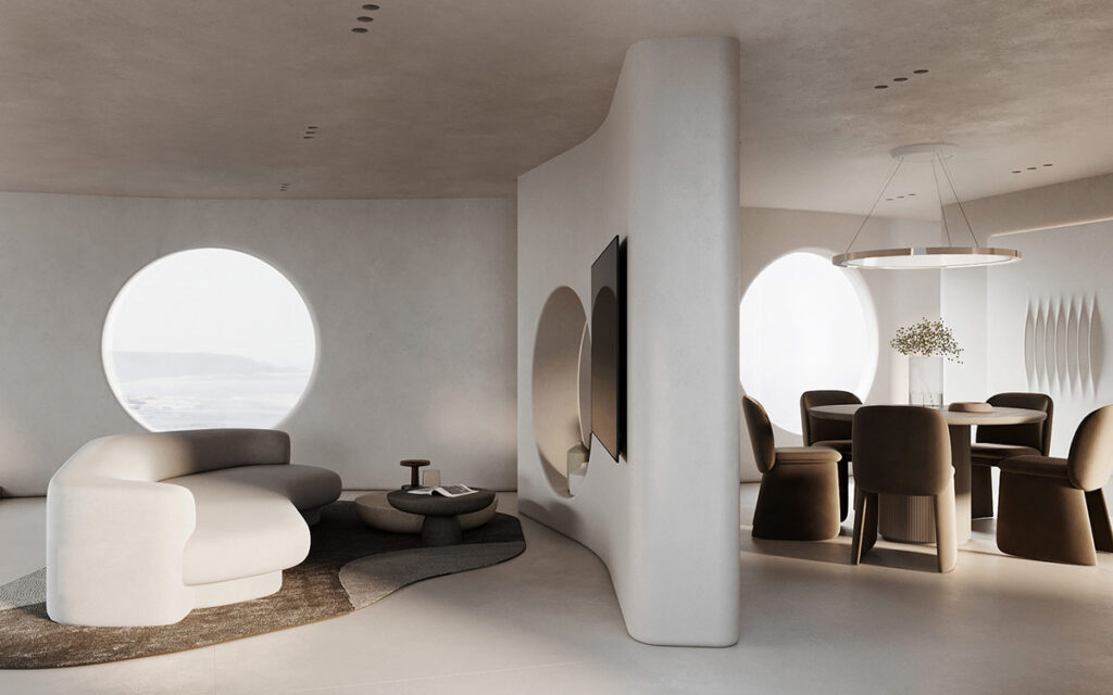 Rounded-Edge Furniture & Comforting Curves