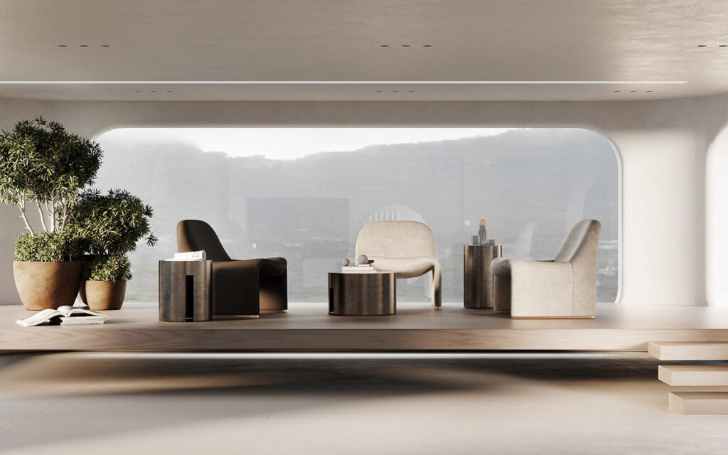 Rounded-Edge Furniture & Comforting Curves