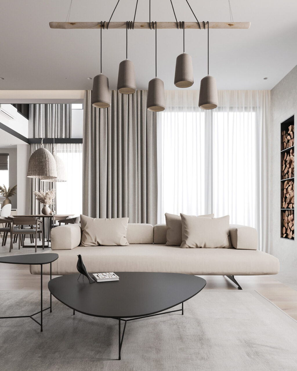 Refined & Reposeful Grey Interior in Ukraine (With Floor Plans)