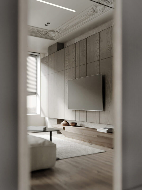 Subtle Grey Interior With Classic Details