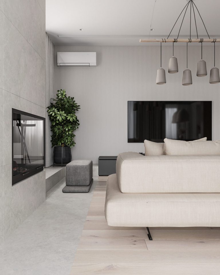 Refined & Reposeful Grey Interior in Ukraine (With Floor Plans)