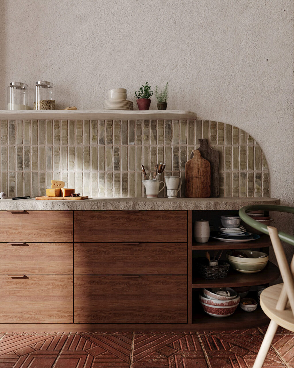 Rounded-Edge Furniture & Comforting Curves