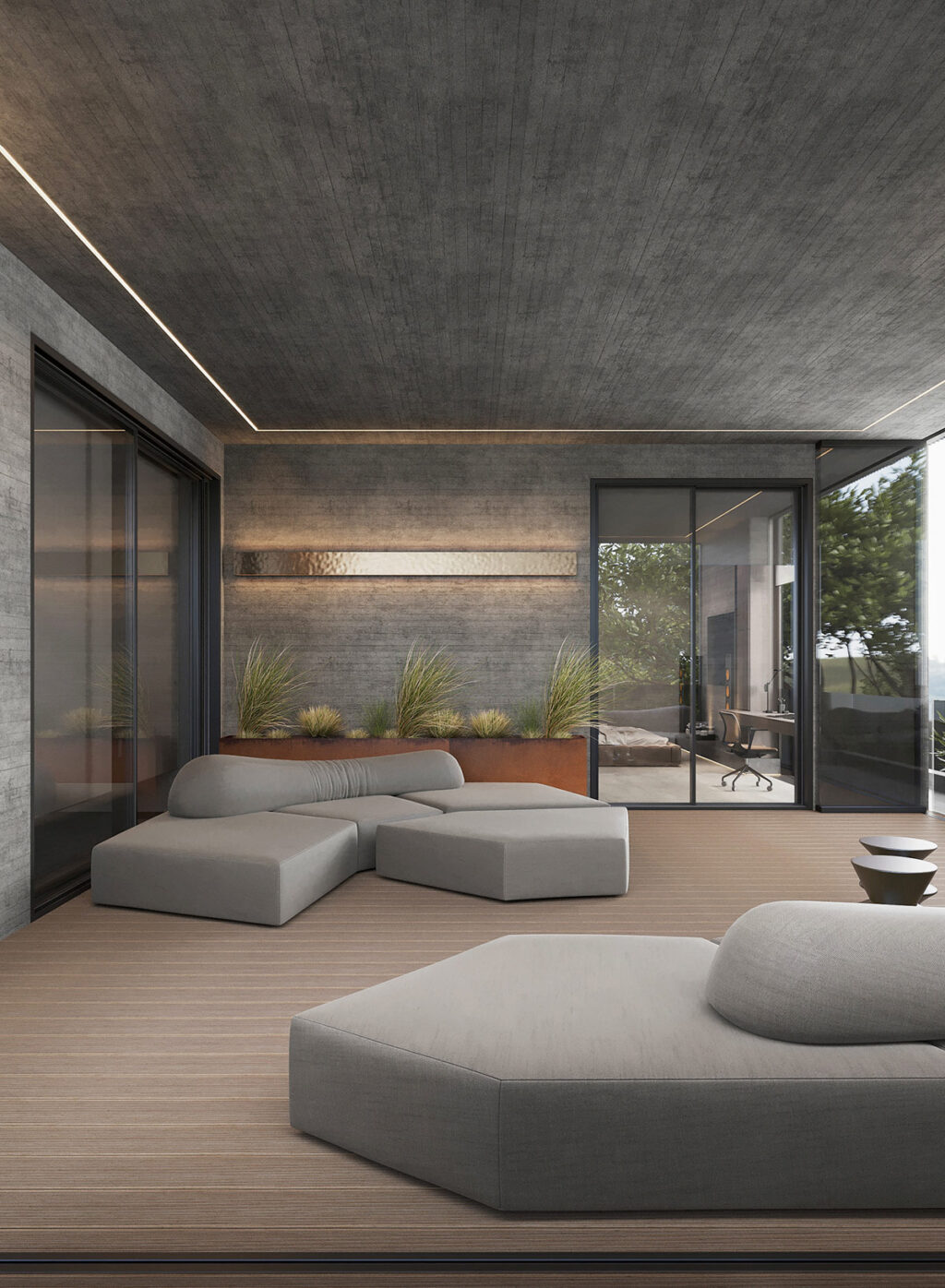 geometric modular sofa | Interior Design Ideas