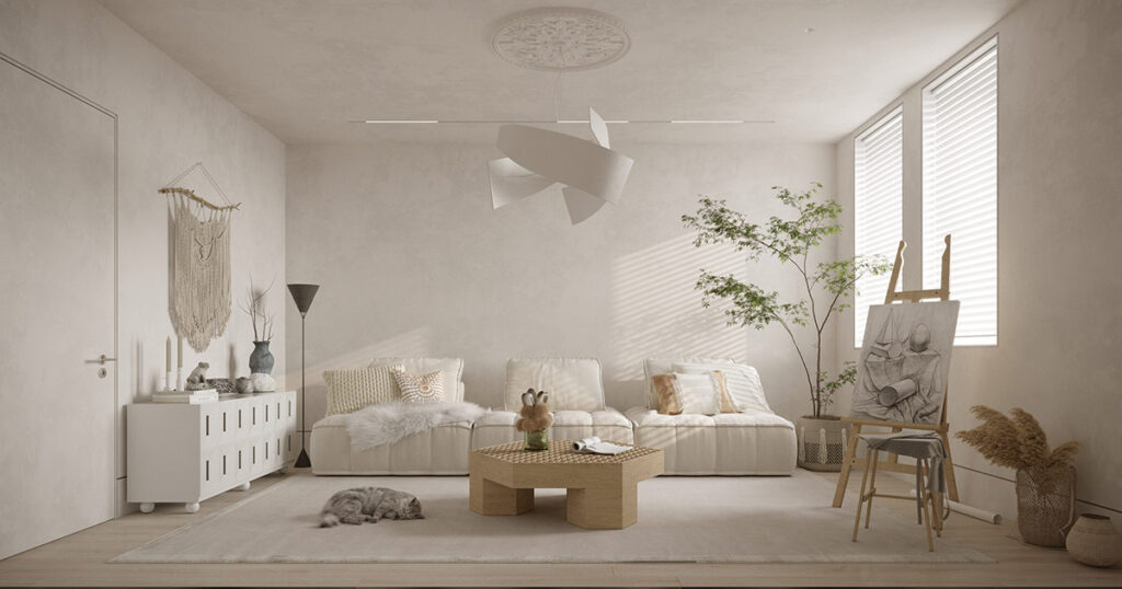 Warm Interior Decor With Comforting Soft Forms