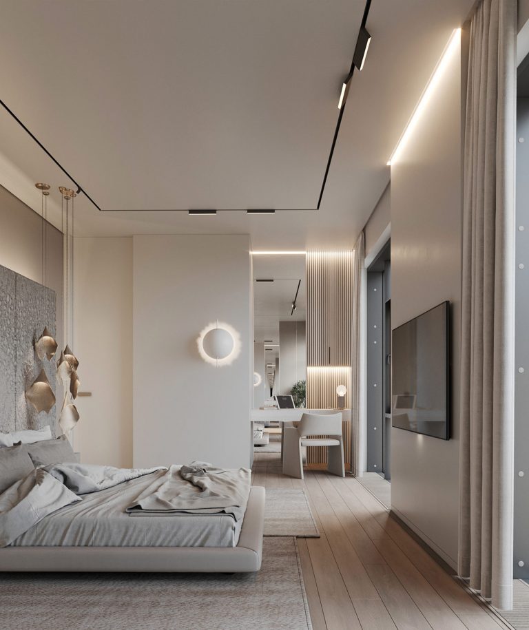 bedroom workspace | Interior Design Ideas