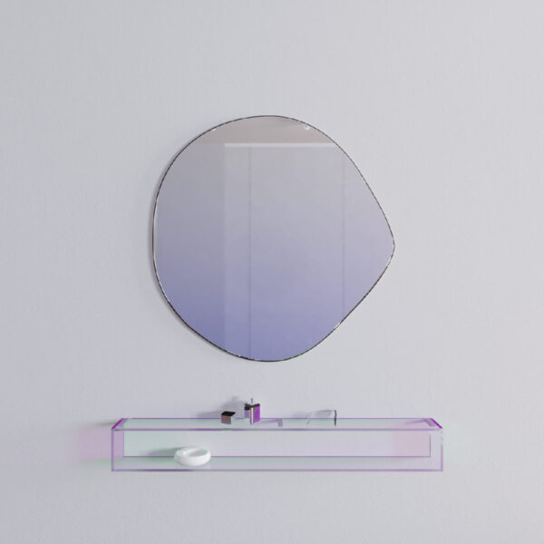 freeform decorative wall mirror | Interior Design Ideas