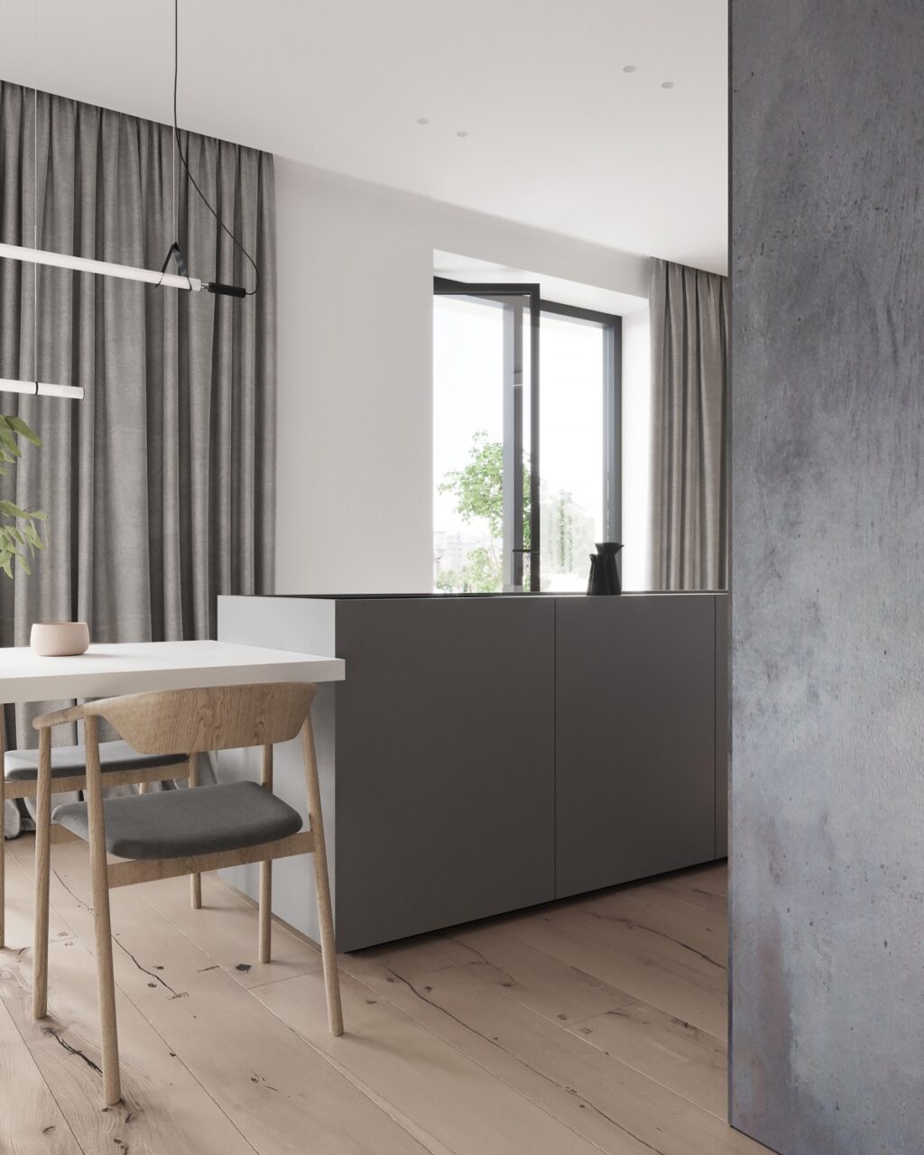 Free-flowing Family Home Design With Floor Plan