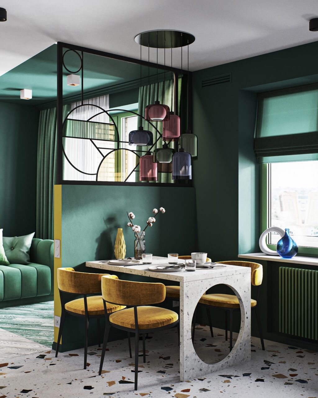 Colour Connected Interiors Under 85 Sqm (900 Sqft) With Floor Plans