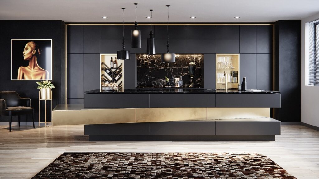 51 Gold Kitchens With Tips And Accessories To Help You Design Yours