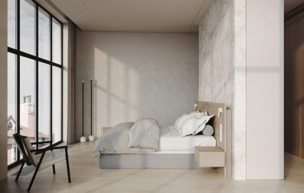 floating bedside units | Interior Design Ideas