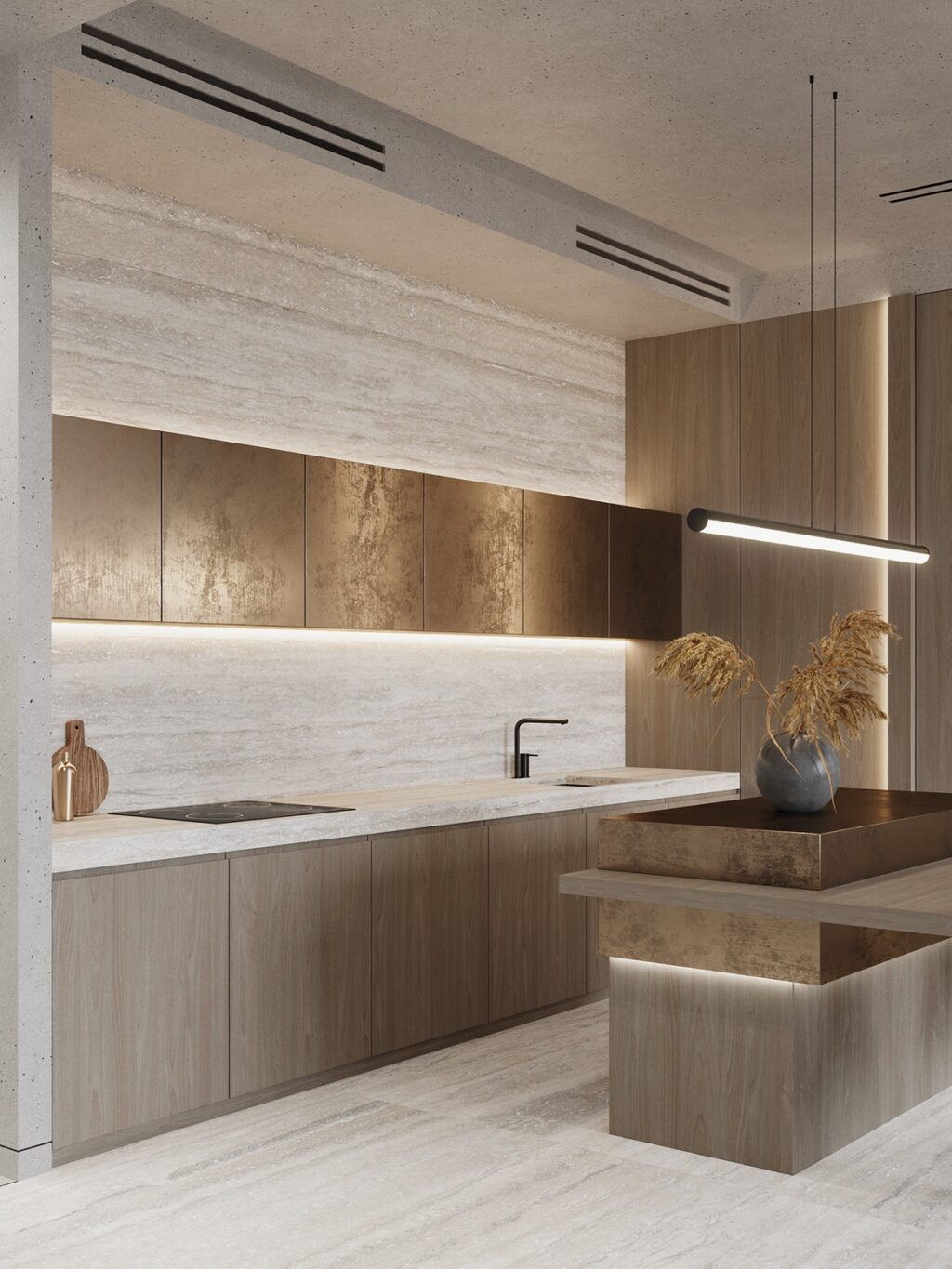 51 Gold Kitchens With Tips And Accessories To Help You Design Yours