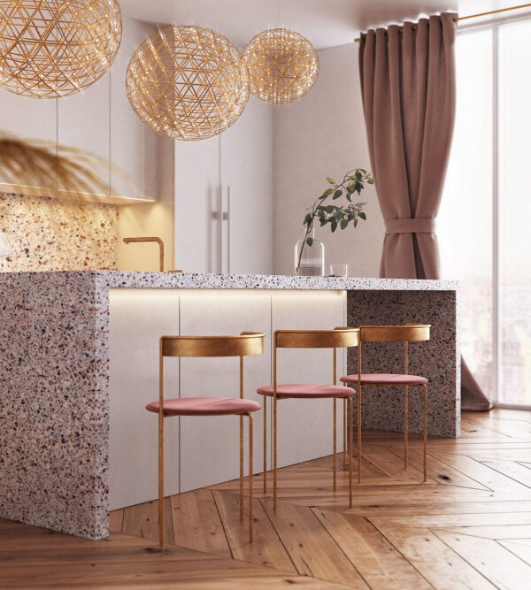 51 Gold Kitchens With Tips And Accessories To Help You Design Yours