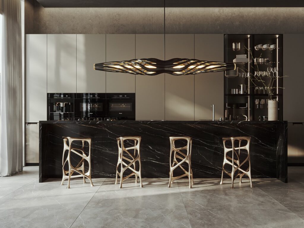 51 Gold Kitchens With Tips And Accessories To Help You Design Yours