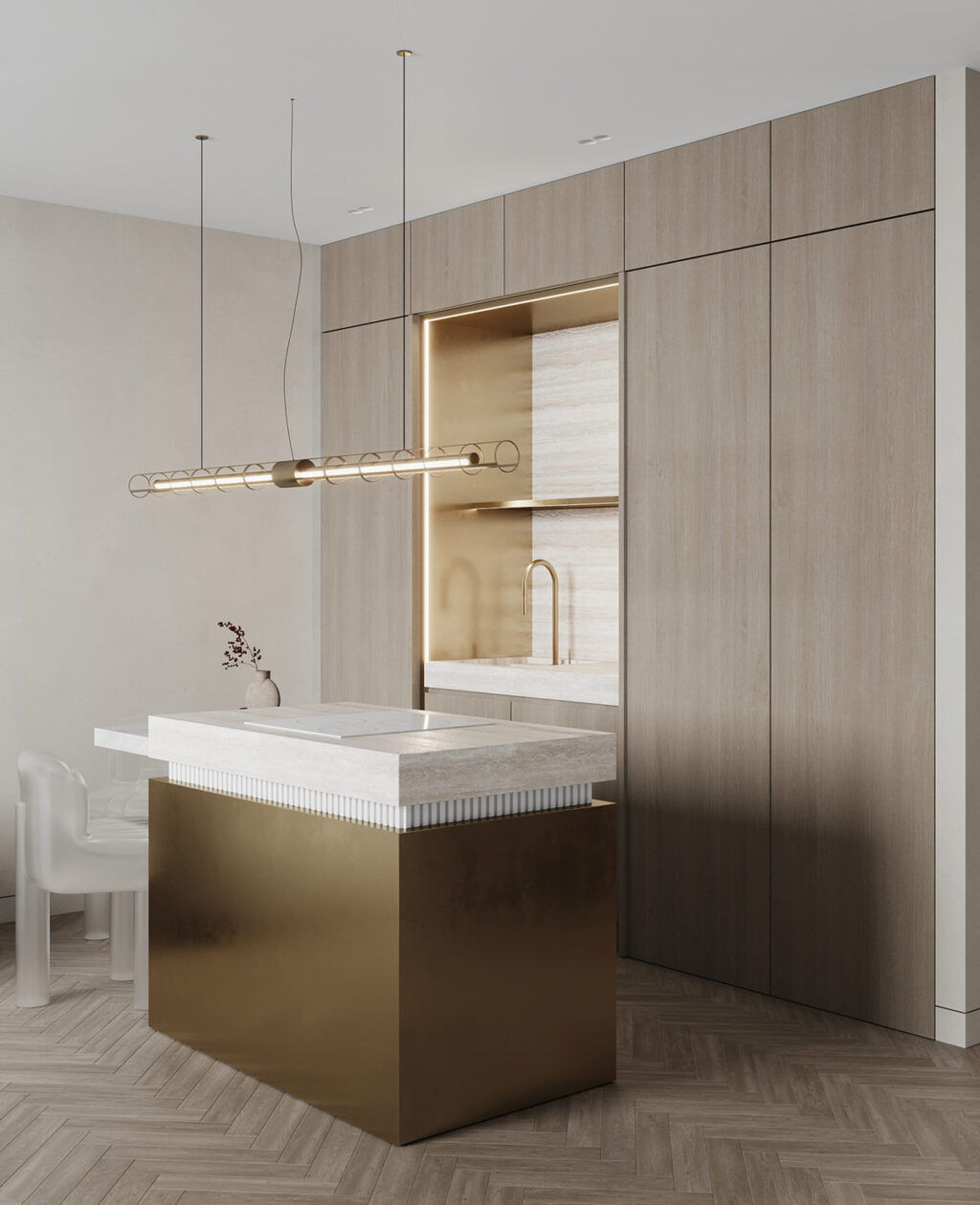 51 Gold Kitchens With Tips And Accessories To Help You Design Yours