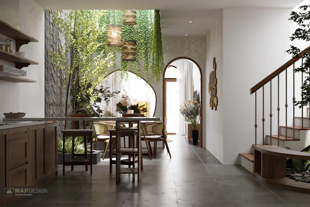 Polished Vietnamese Homes With Green Spaces Inside