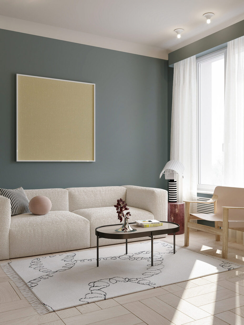 Melding Muted Colours Into Modern Decor
